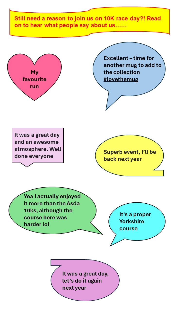 Feedback – Kirkbymoorside 10k